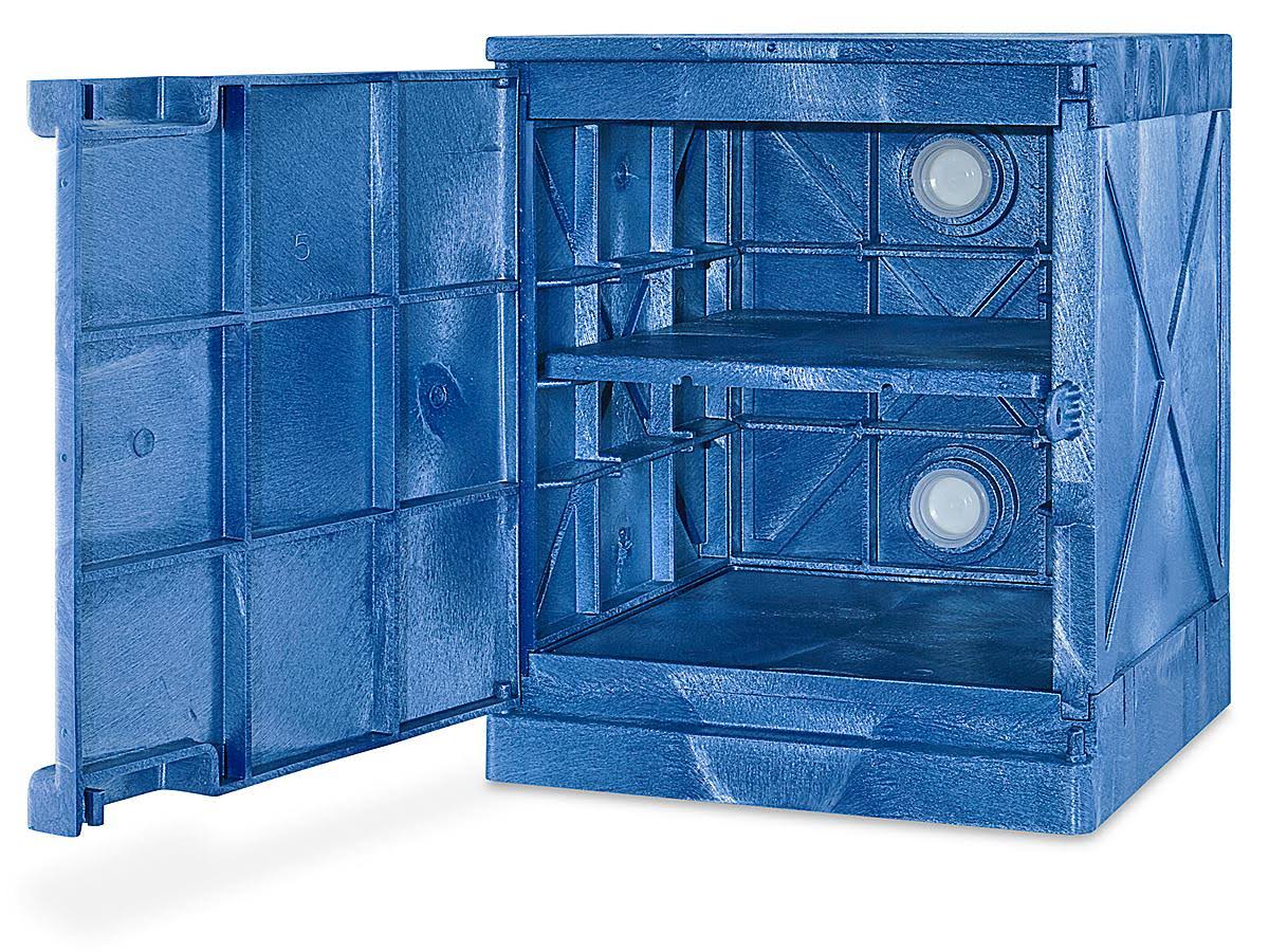 Uline Poly Corrosive Cabinet 4 Gallon 18 x 18 x 22 H-5659 - 2025 - $73.00