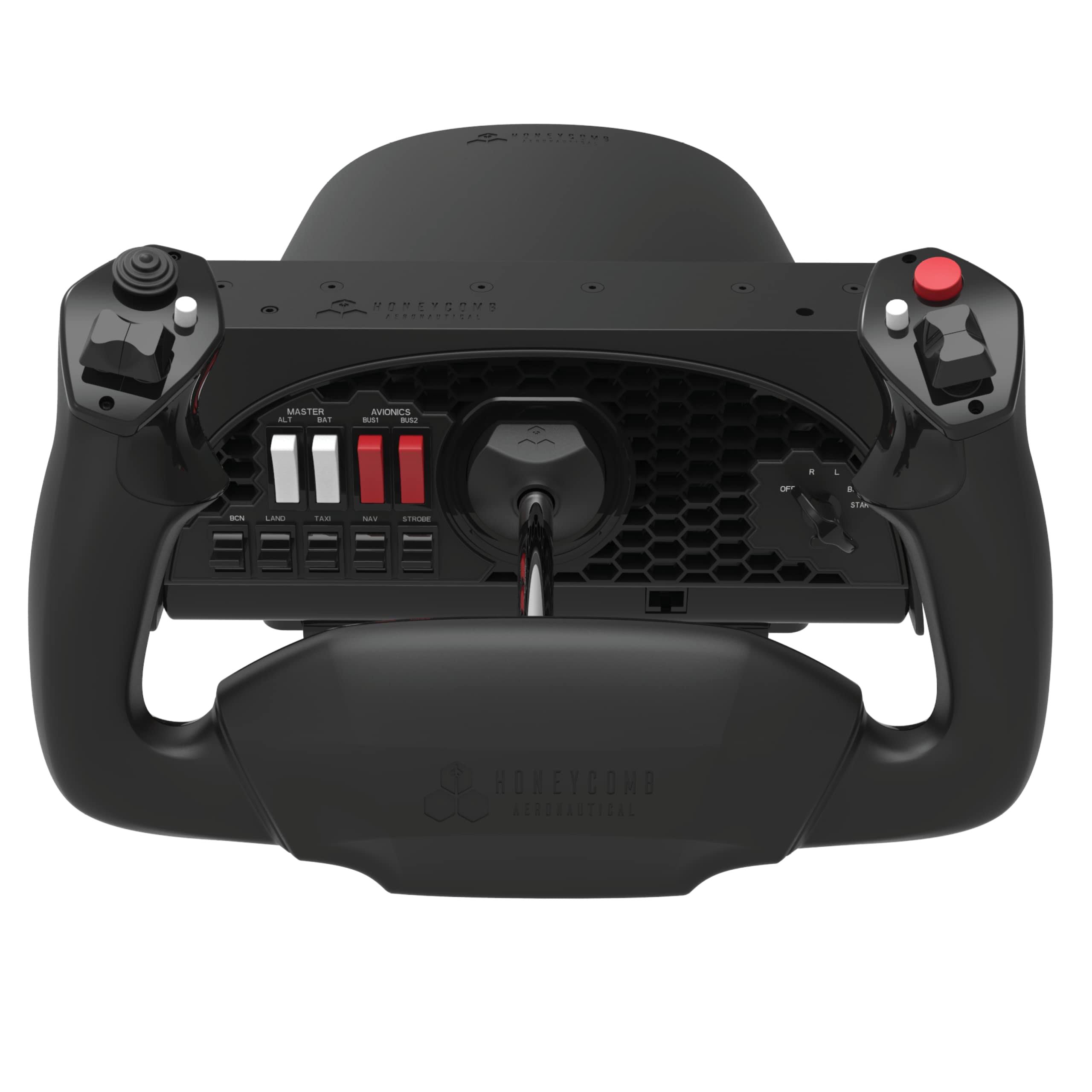 Honeycomb Alpha Flight Controls Yoke & Switch Panel - Yoke - Wired ...