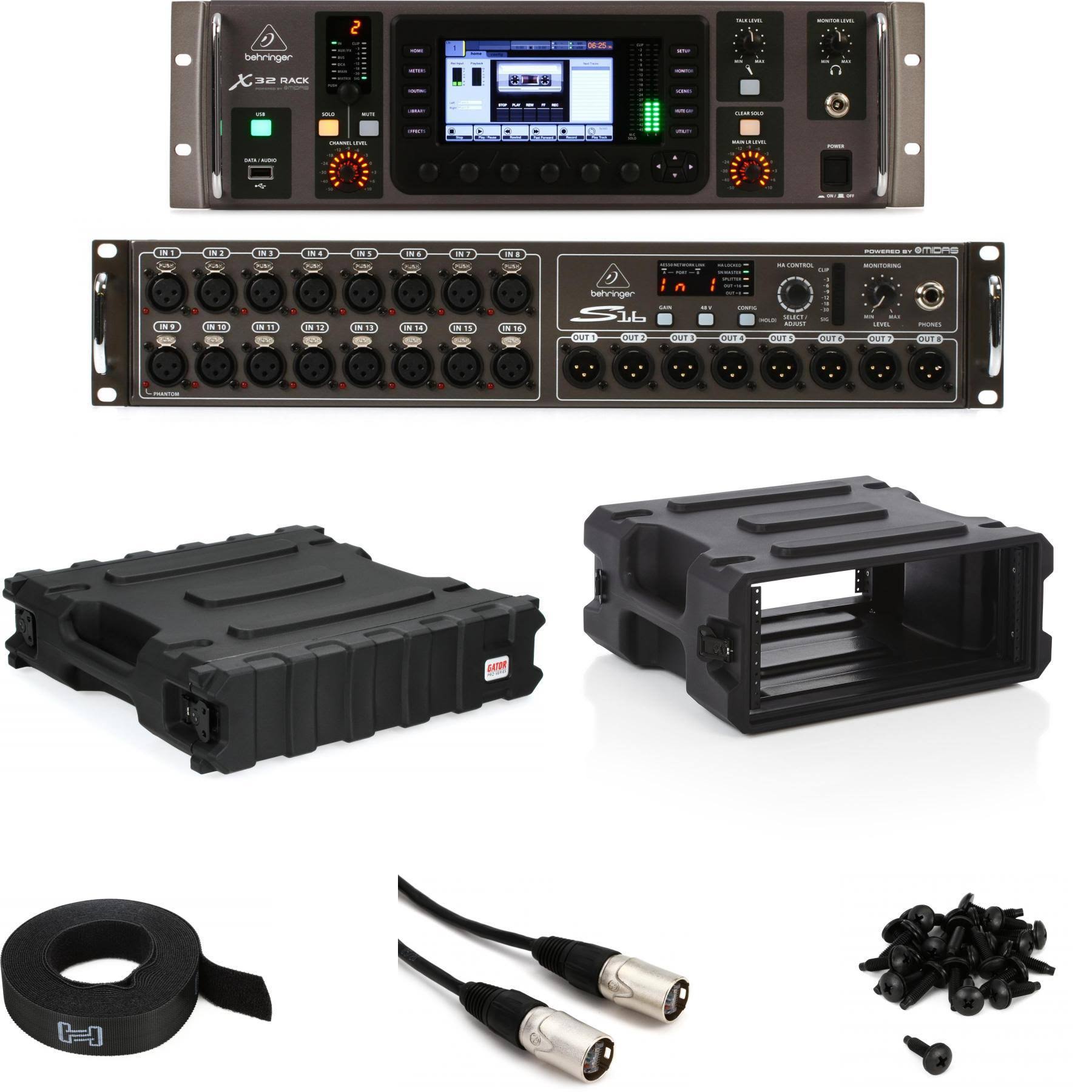Behringer X32 Rack Pack with S16 Stage Box Mixer - 2025 - $83.00